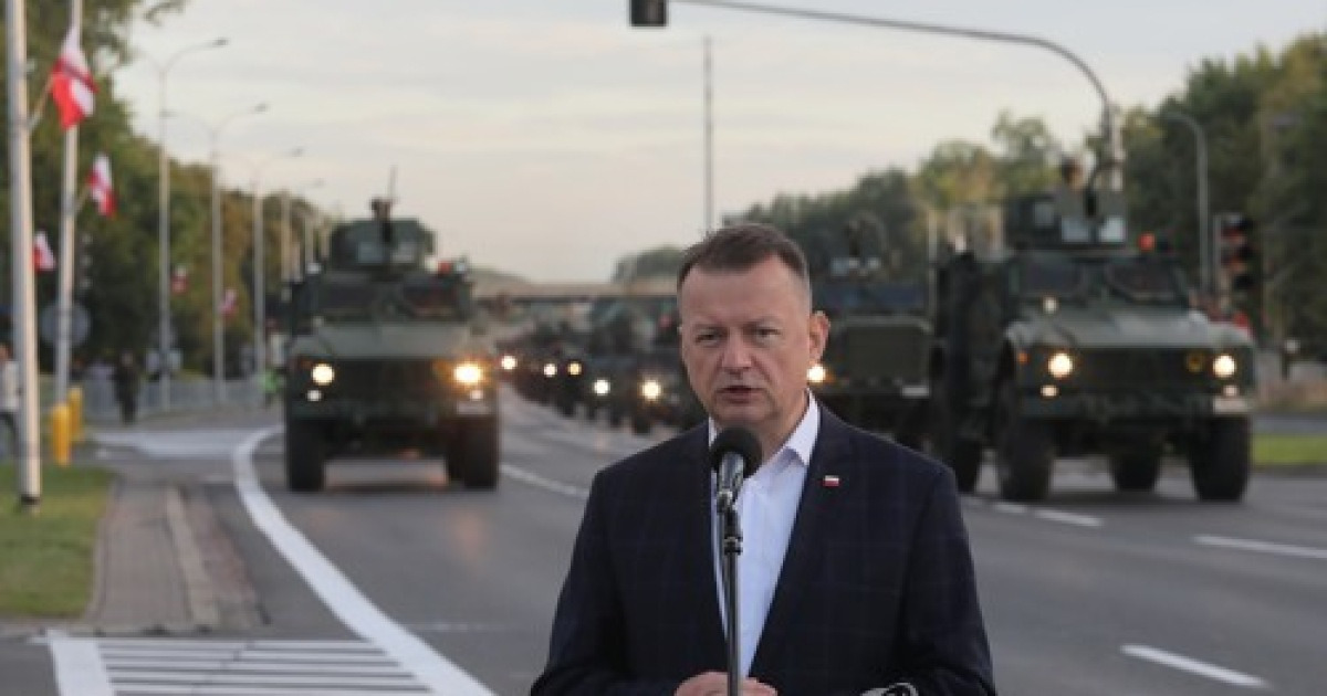 POLAND ARMED FORCES DAY PARADE FINAL REHEARSAL