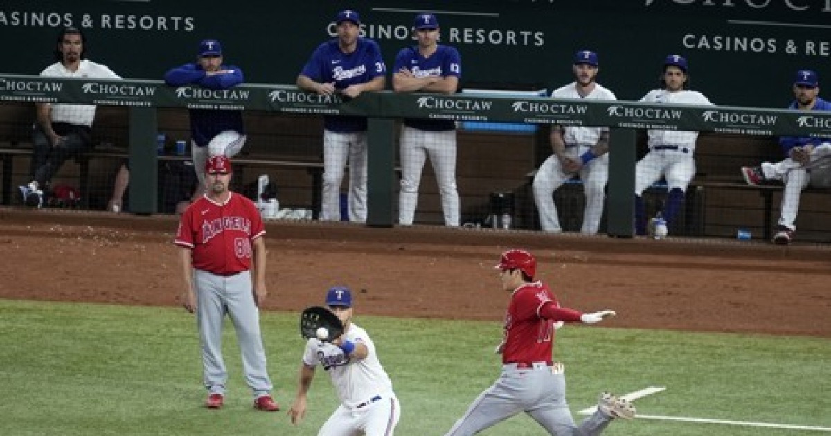 Angels Rangers Baseball