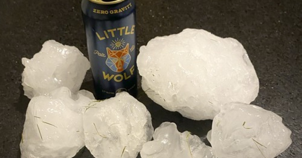 Ice Chunk Hits House