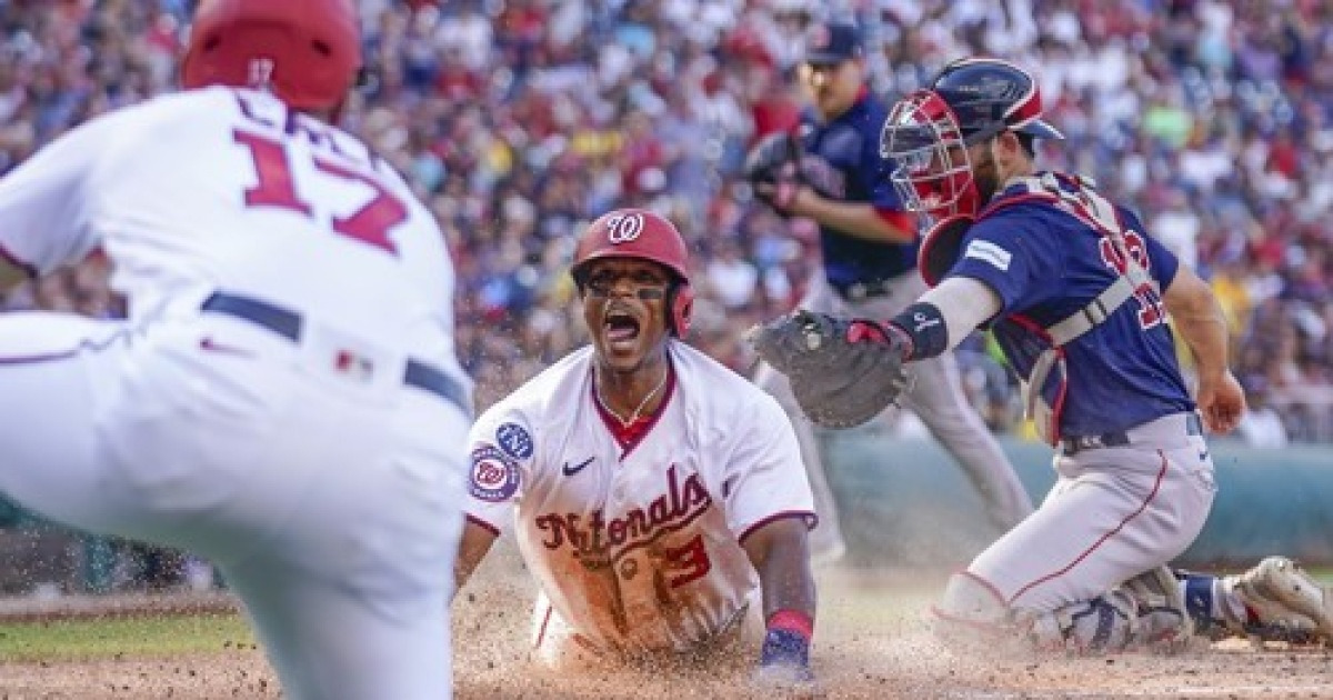 APTOPIX Red Sox Nationals Baseball