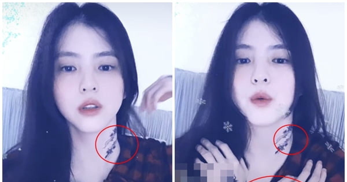 스트레스 해소하기 위해 한소희 온몸 뒤덮은 전신 타투의 비밀[ten이슈]
