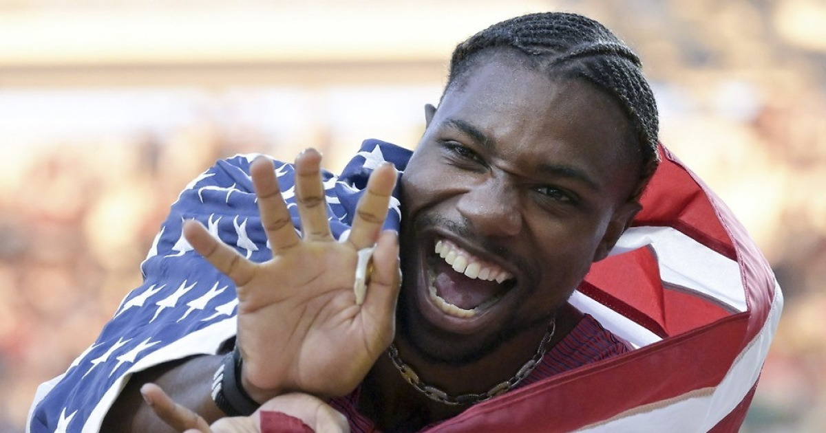 천식·ADHD 딛고 볼트의 길로…라일스, 100m 9초83으로 우승