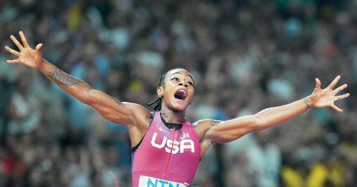 ‘마리화나 추락’ 딛고… 세계선수권 女100m ‘금빛 질주’