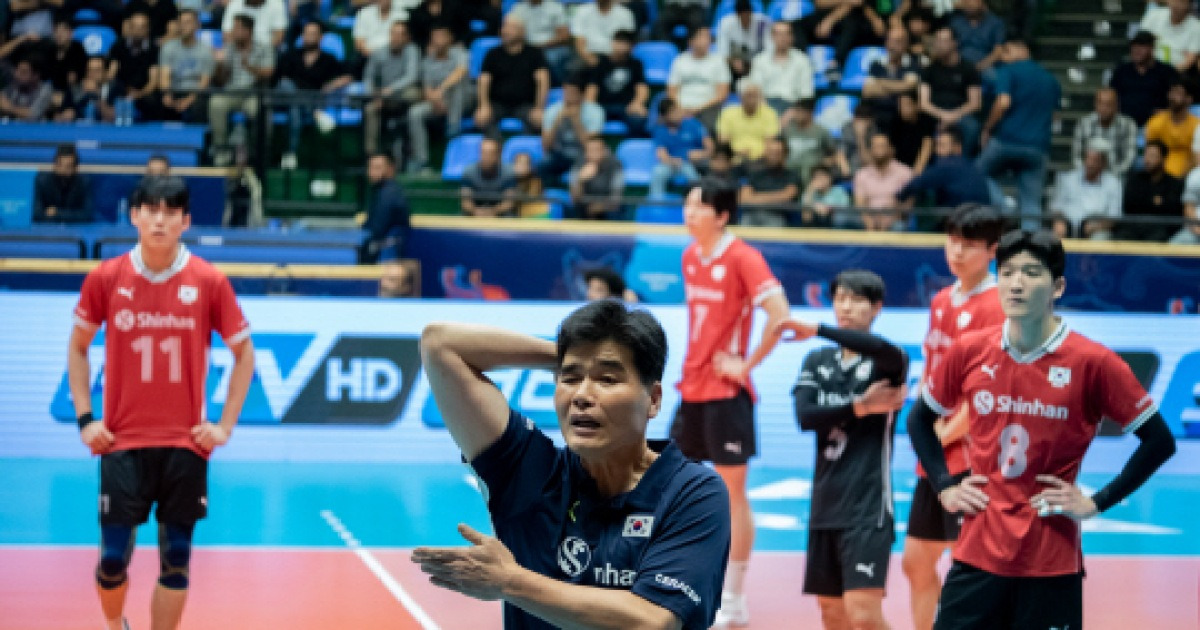 AG 금 노리는 남자배구, 中에 막혀 아시아선수권 4강 무산