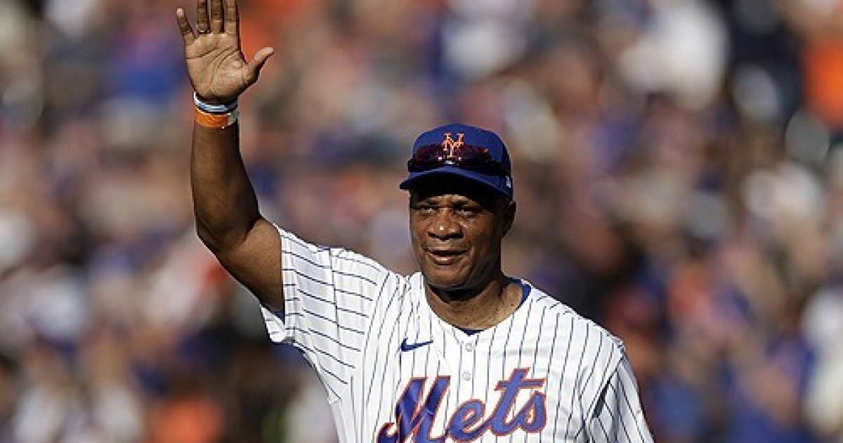 Mets Gooden Strawberry Numbers Retired Baseball