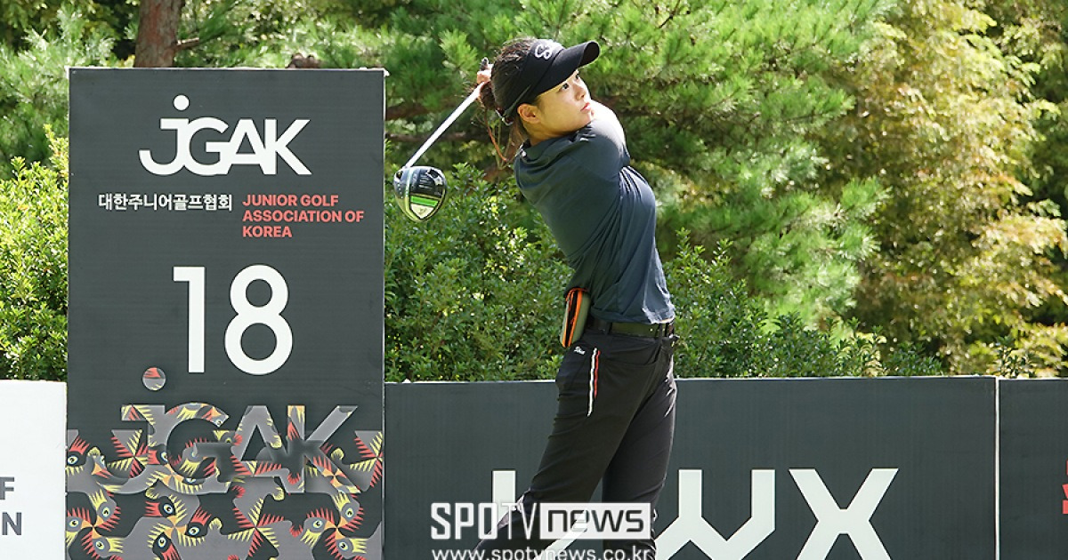 [포토S] JGAK 주니어골프시리즈, 힘찬 티샷!