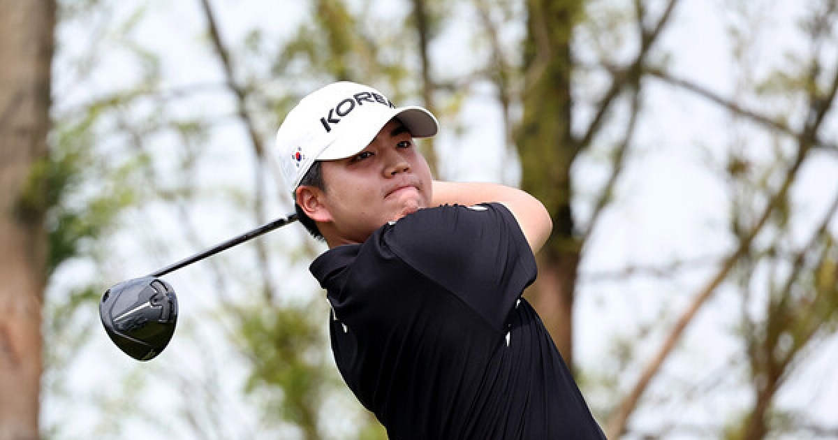 국가대표 장유빈, KPGA 군산CC오픈 10년만에 아마추어 우승…4타차 뒤집고 연장전 우승
