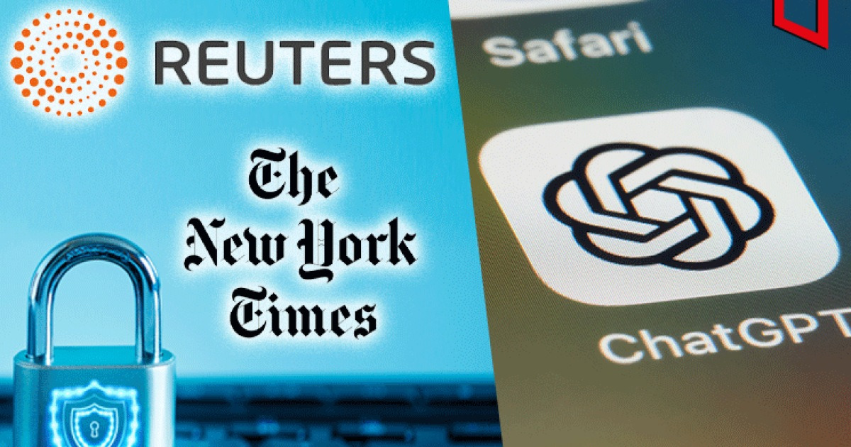 "AI 정보 수집 안돼"…로이터·NYT, 챗GPT 접근 차단