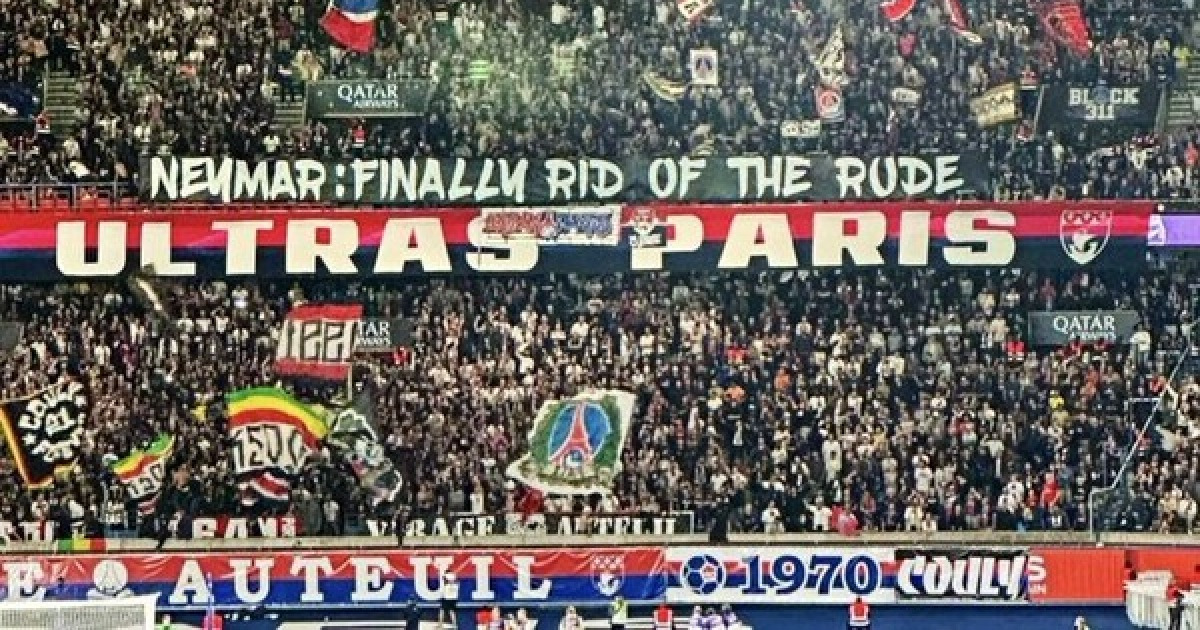 ’드디어 무례한 놈이 나갔다’ PSG 팬들, '레전드' 네이마르에게 너무하네