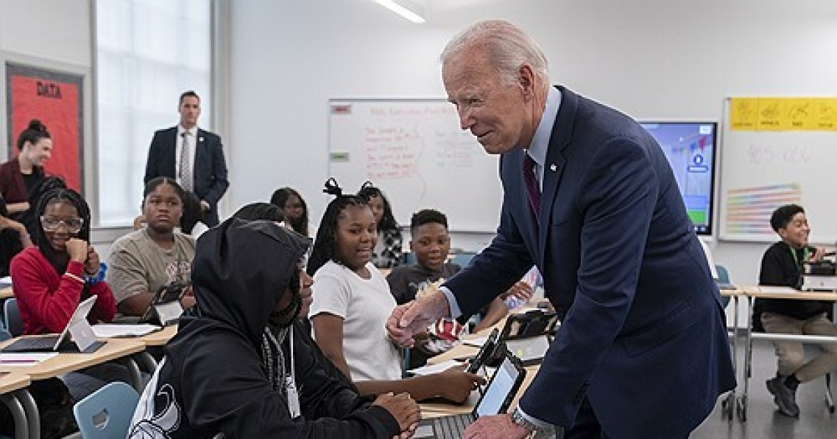 Biden School Visit
