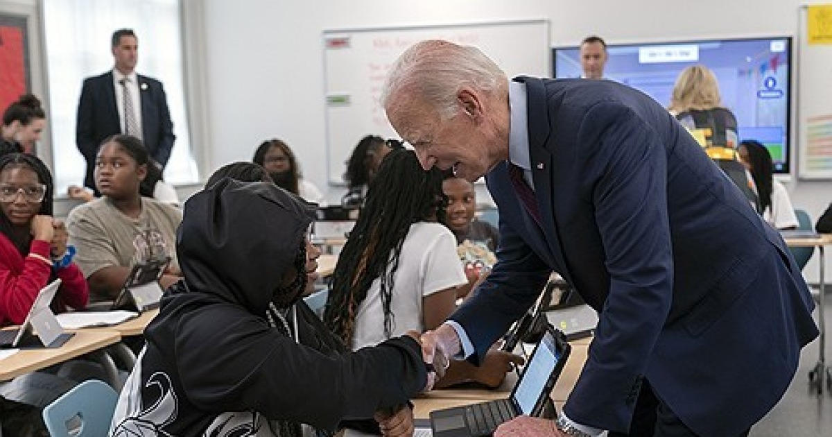 Biden School Visit