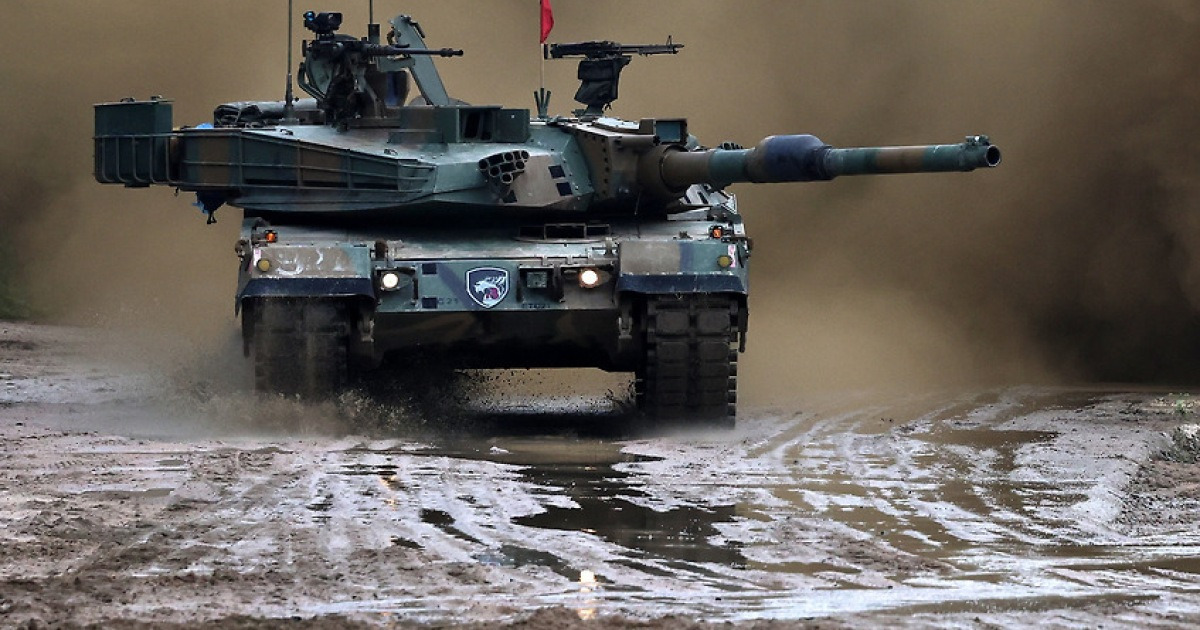 늠름한 육군 K1A2 전차