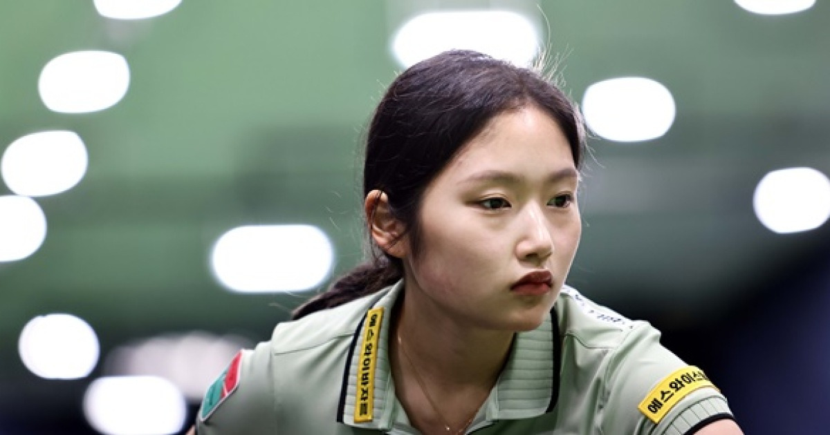 '슈퍼 루키' 한지은, 에스와이 LPBA 챔피언십 1차예선 통과