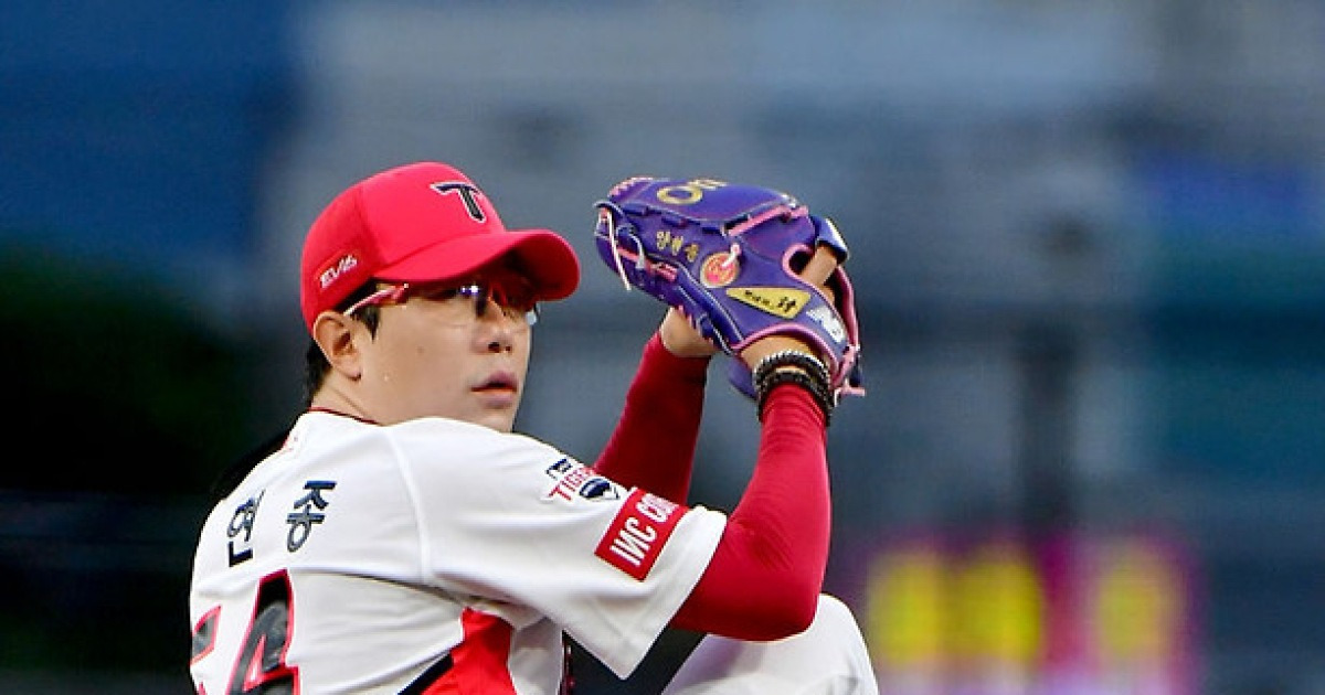 양현종, 최다 선발승 신기록 '164승'…KIA 6연승(종합)