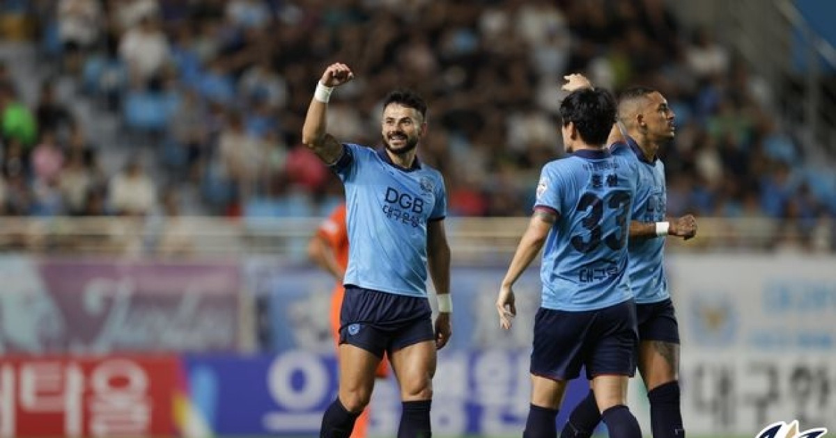 '세징야 질풍샷' 대구, '최하위' 강원 꺾고 2연승 '홈 9G 무패'.. 수원FC도 승리[종합]