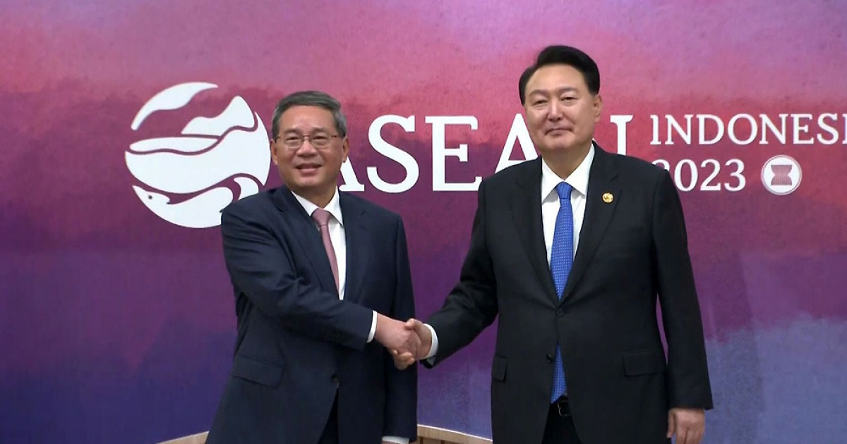 [속보] 윤석열 대통령·리창 중국 총리 간 한·중 회담 조금 전 시작