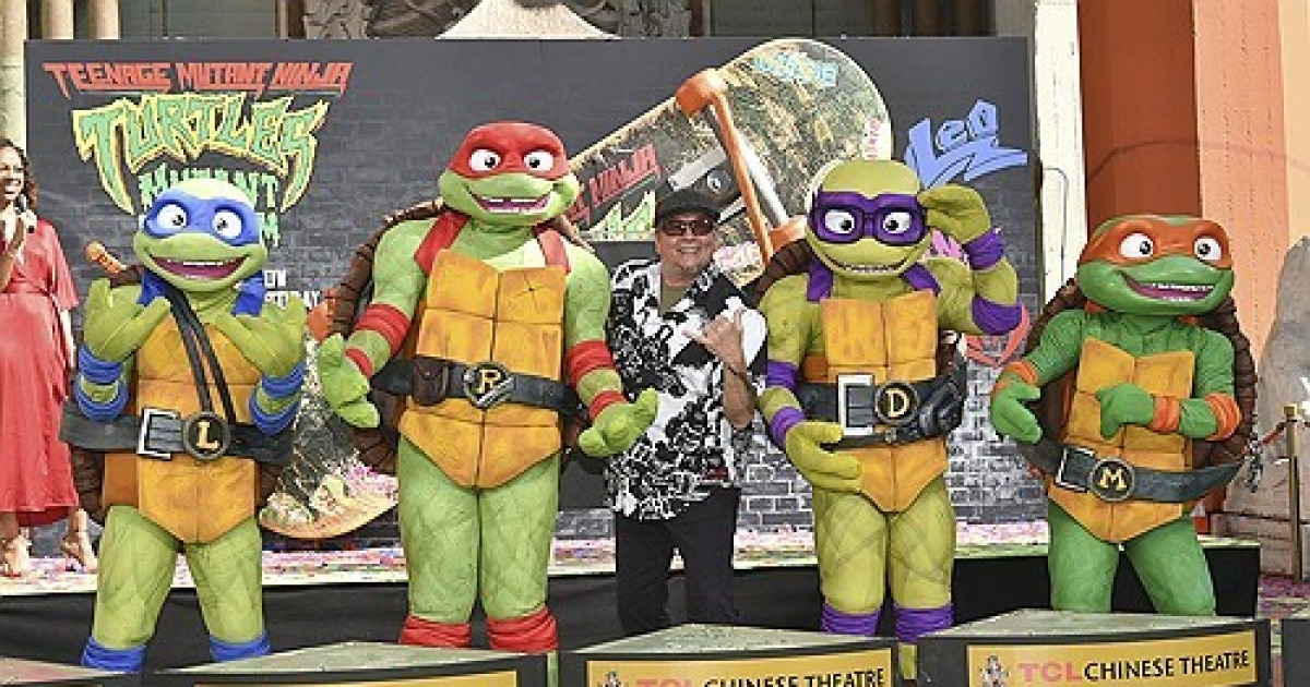 Teenage Mutant Ninja Turtles Hand and Footprint Ceremony