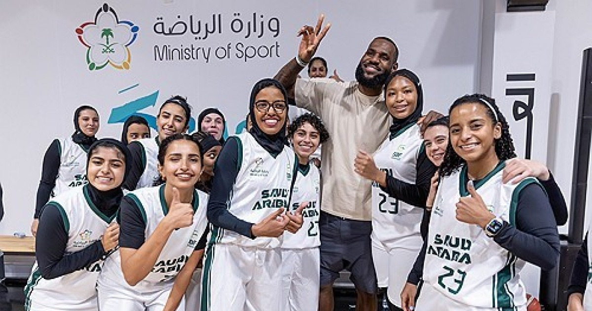 (SP)SAUDI ARABIA-RIYADH-BASKETBALL-LEBRON JAMES