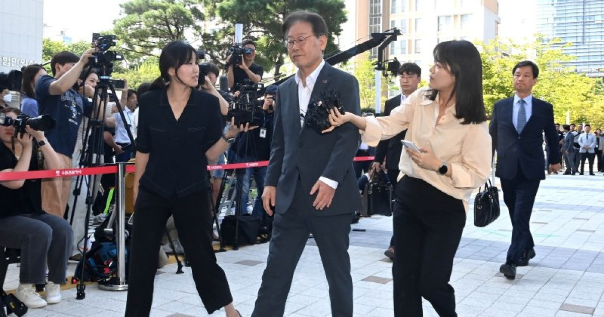 이재명 조서 열람 돌입 1시간50분 만 2차 조사 종료