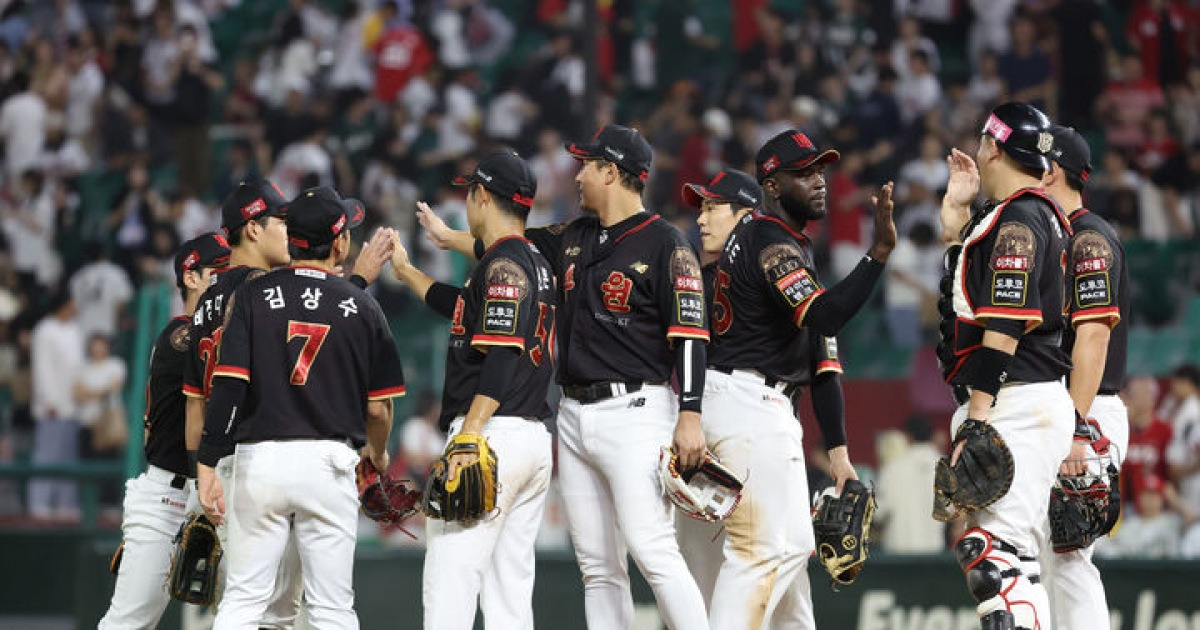 KT, SSG 맞서 3대0 승리