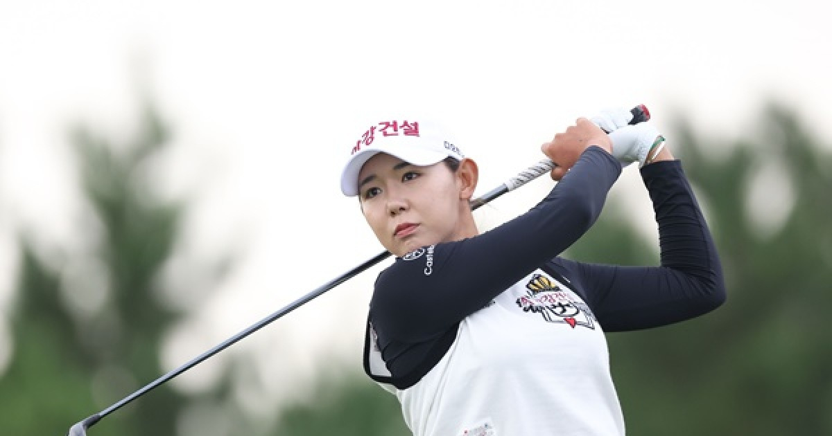 박보겸, KLPGA 투어 OK금융그룹 읏맨 오픈 이틀 연속 선두