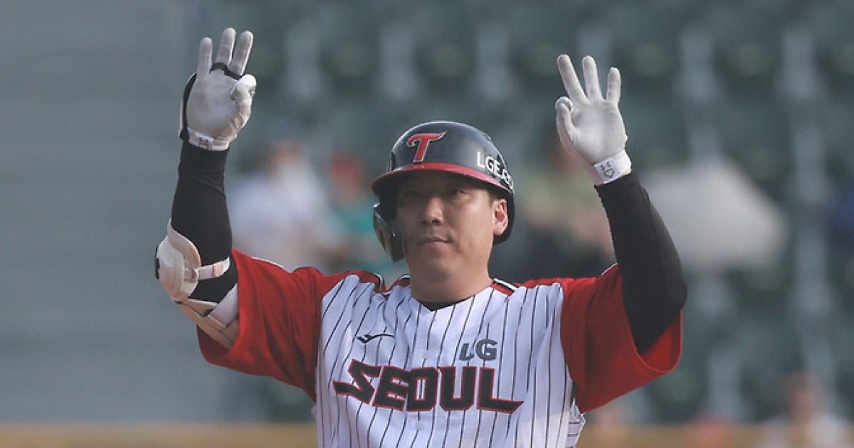 LG, SSG와 더블헤더 1·2차전 ‘싹쓸이’ 4연승…5연패 수렁 SSG 6위 추락