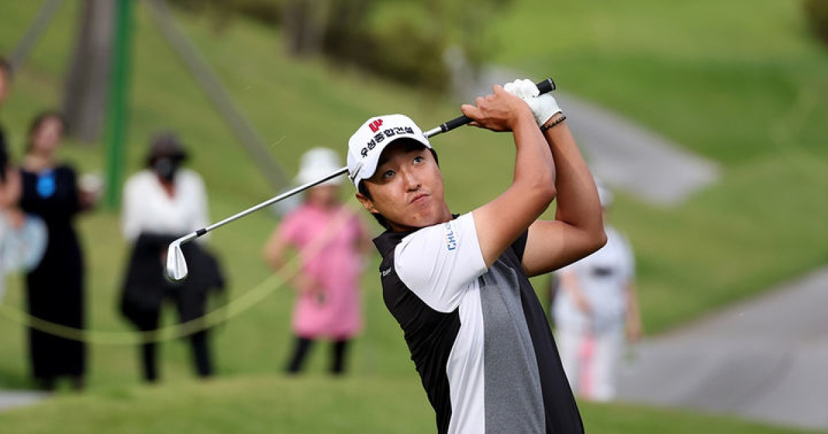 변진재, KPGA 'iMBank오픈' 3R 공동1위…첫 우승 보인다