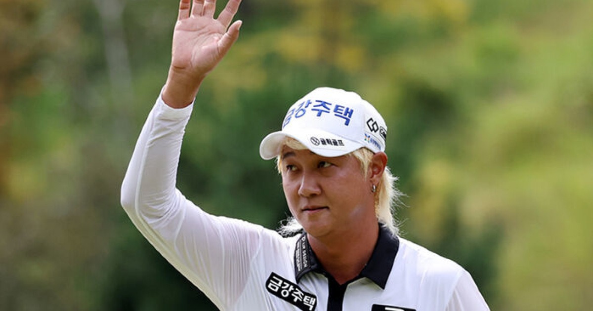 허인회, KPGA iMBank오픈 3R 공동 선두…통산 5승 도전