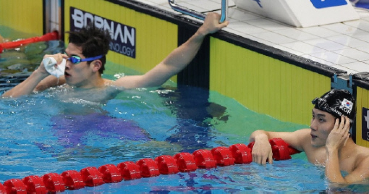 수영 간판 황선우, AG 자유형 100m 예선 2위 결승 진출