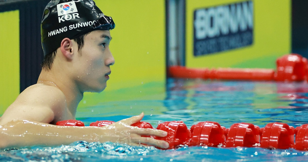 [속보] 황선우, 수영 자유형 100m 동메달 [항저우 AG]