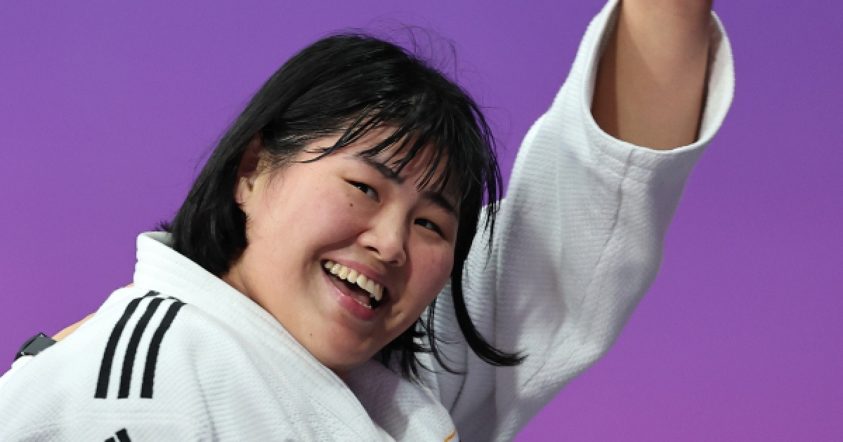 여자 유도 78kg+ 김하윤, 中 꺾고 금메달···유도 노골드 탈출[항저우 2022]