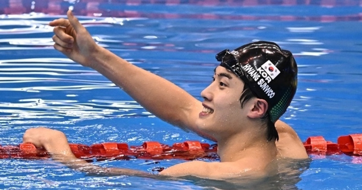 ‘완벽한 팀워크’…한국, 남자 혼계영 400m서 은메달 획득! [MK항저우]