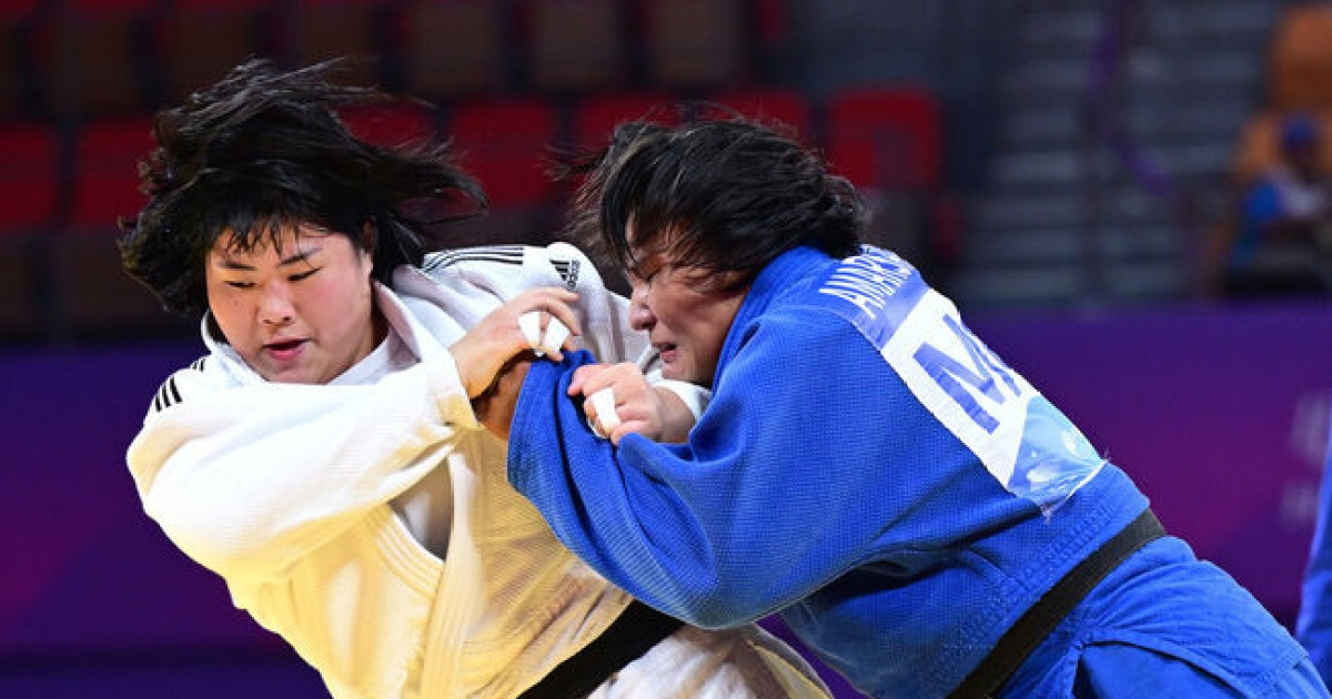 유도 첫 금메달! 여자 78kg 이상급 김하윤, 자존심 살렸다...AG 10회 연속 金 달성