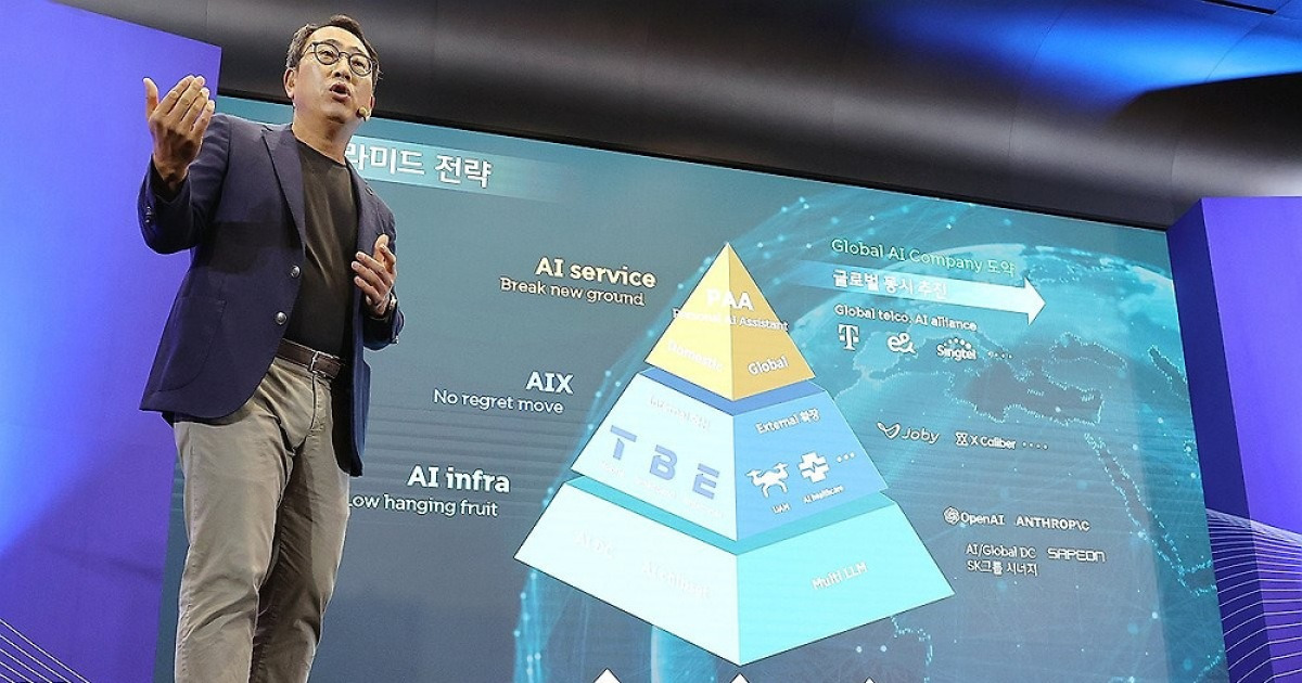 SKT, 'AI 피라미드' 전략 공개