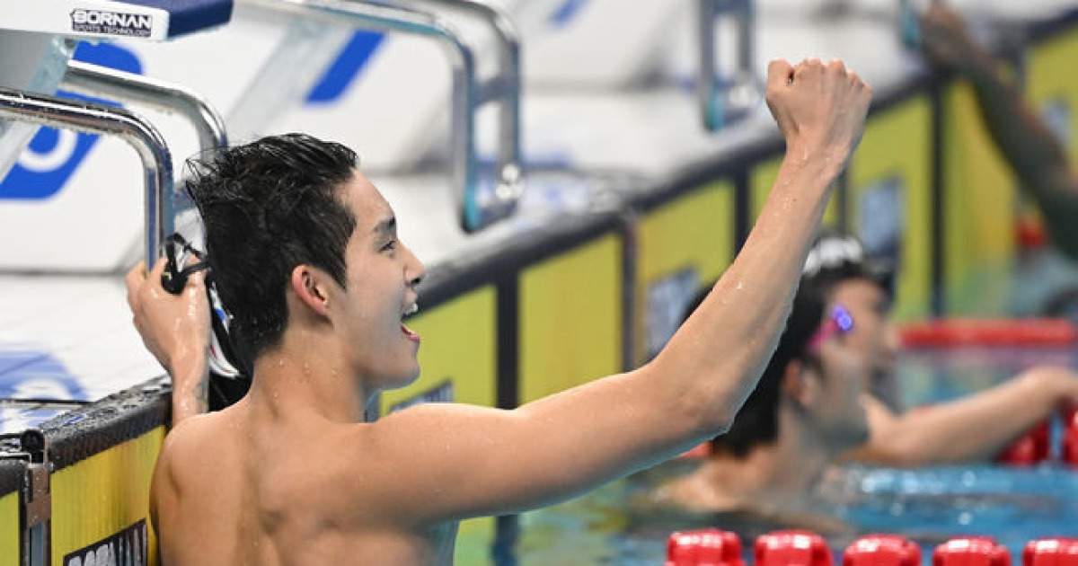 '남자 400m 자유형 금메달' 김우민, 한국 수영 새 역사 썼다…최윤희・박태환 이어 AG 수영 3관왕 등극 [오!쎈 항저우]