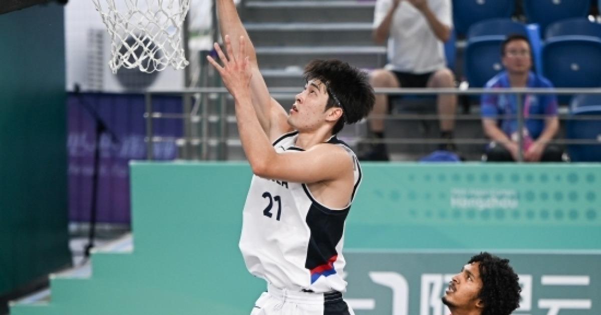 ‘덩크 쾅쾅’ 대한민국 3x3 8강 이끈 이두원 “홍석이 형이 꼭 복수해달래요” [항저우AG]