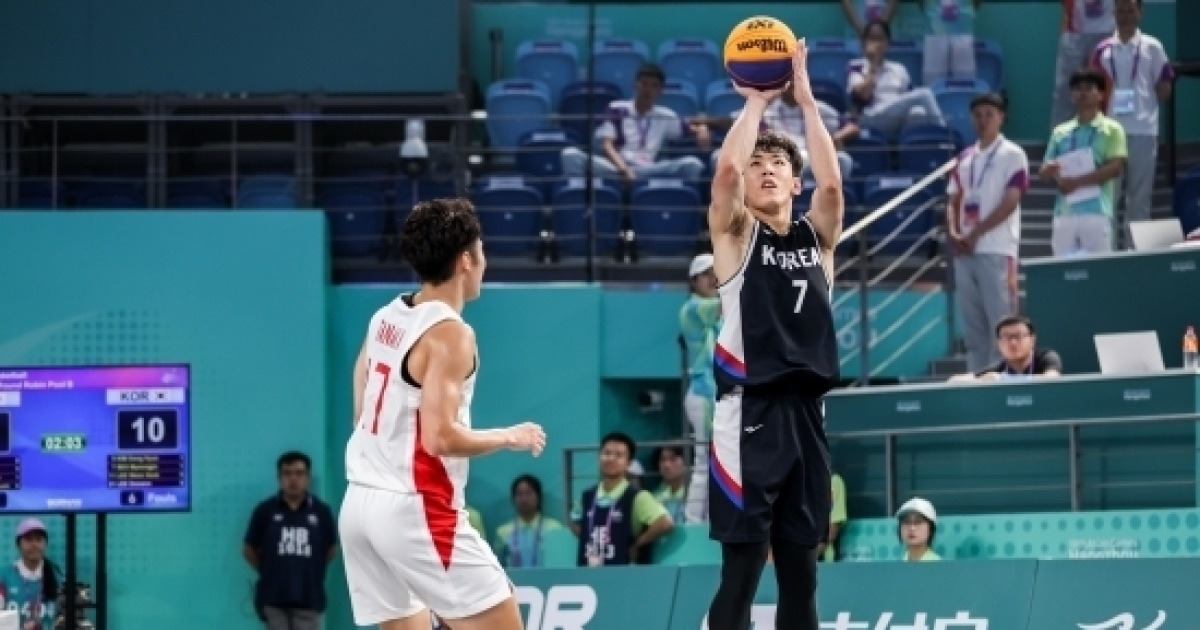 ‘대명진’ 서명진의 활약에도 웃지 못한 대한민국 3x3 대표팀, 대만과 4강서 연장 끝 통한의 역전패…몽골과 동메달 결정전 [항저우AG]