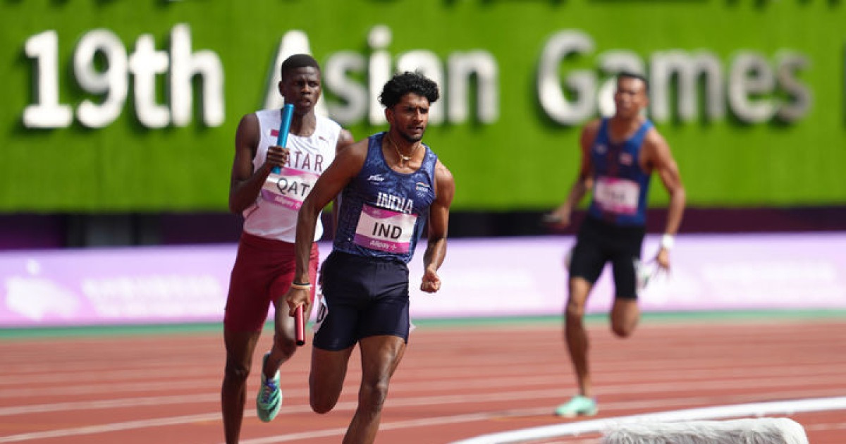 한국 육상 남자 1600m 계주팀, 전체 6위로 결선 진출