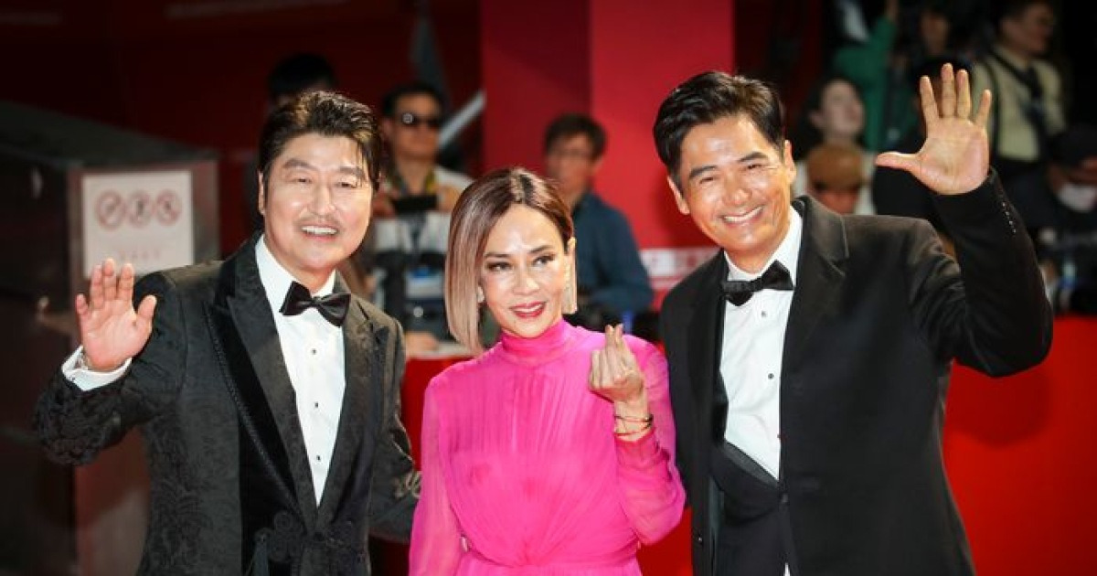 송강호-진회련-주윤발 '부국제에서 만나요'[28th BIFF]