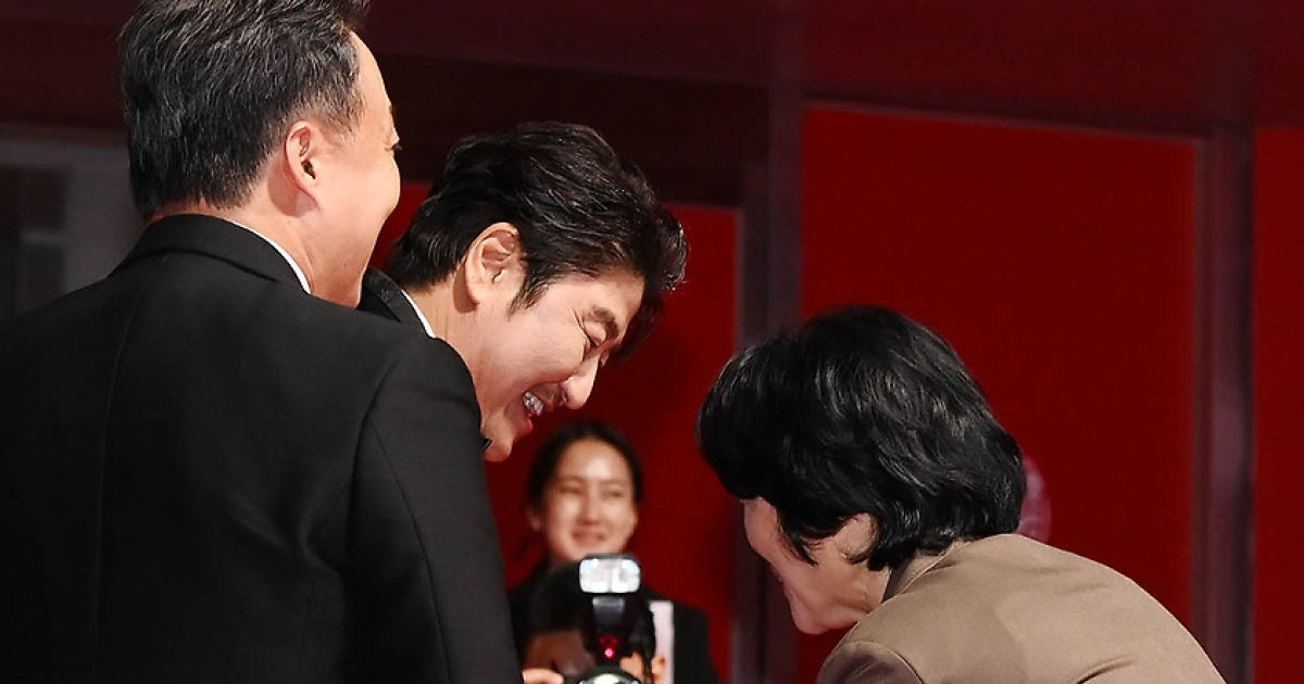 송강호-이정은, BIFF에서 '기생충' 만남[엑's HD포토]