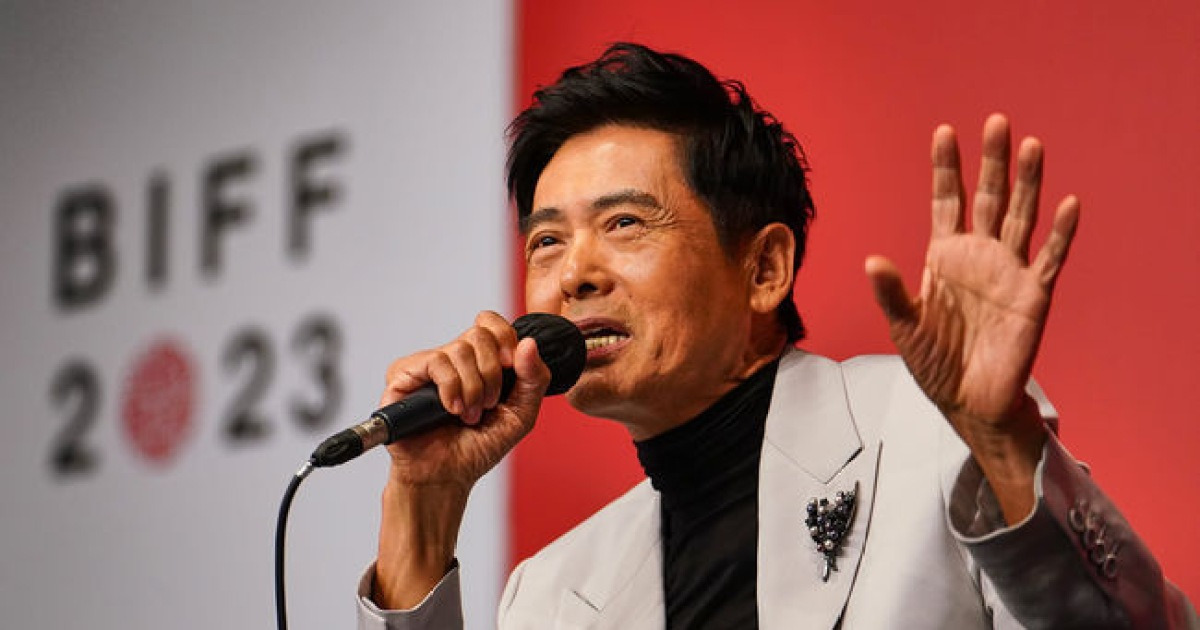 주윤발 "아시아영화인상 수상, 매우 신난다" (28th BIFF)[Oh!쎈 현장]