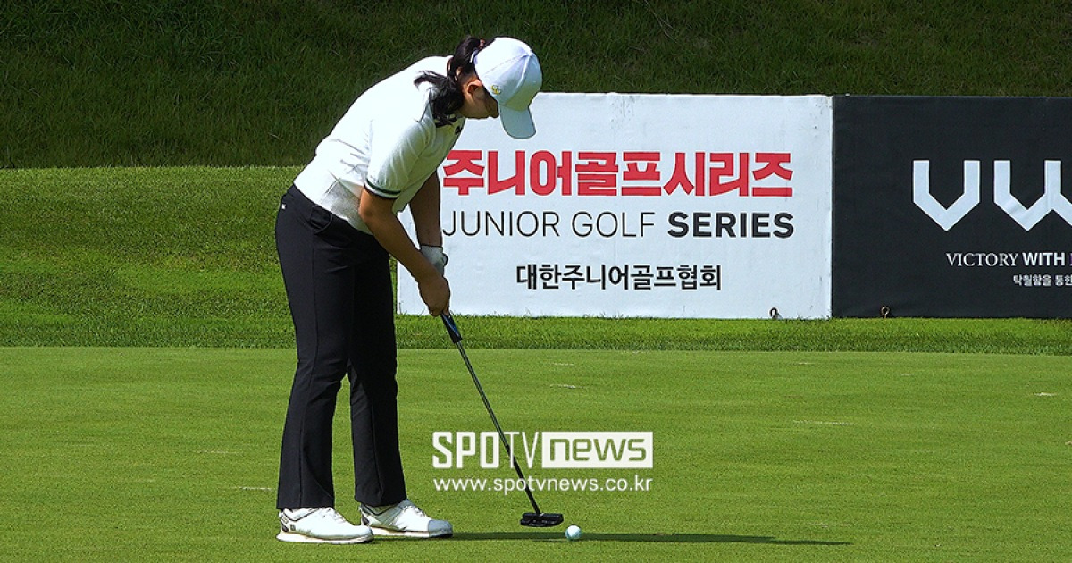 [포토S] JGAK 주니어골프시리즈, '정교하게'