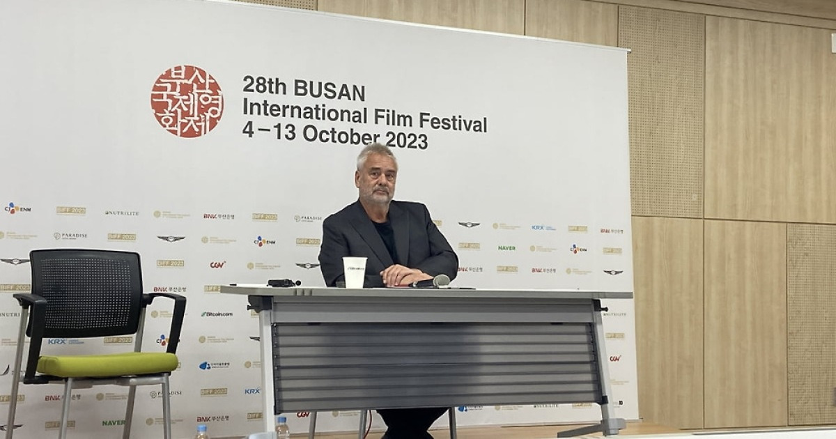 '도그맨' 뤽 베송, "SF 매력? 모든 세계 완벽하게 창조할 수 있다는 점" [28th BIFF]