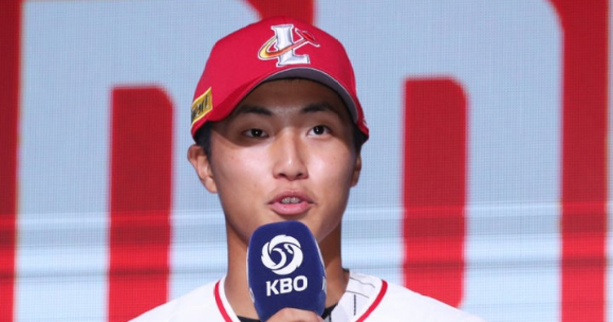 SSG, 2024 신인 드래프트 1R 지명 박지환 2억 계약