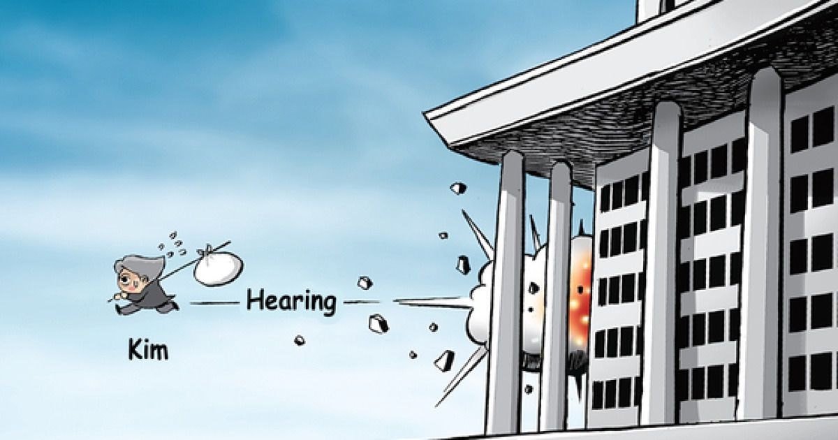 Storming out of the room