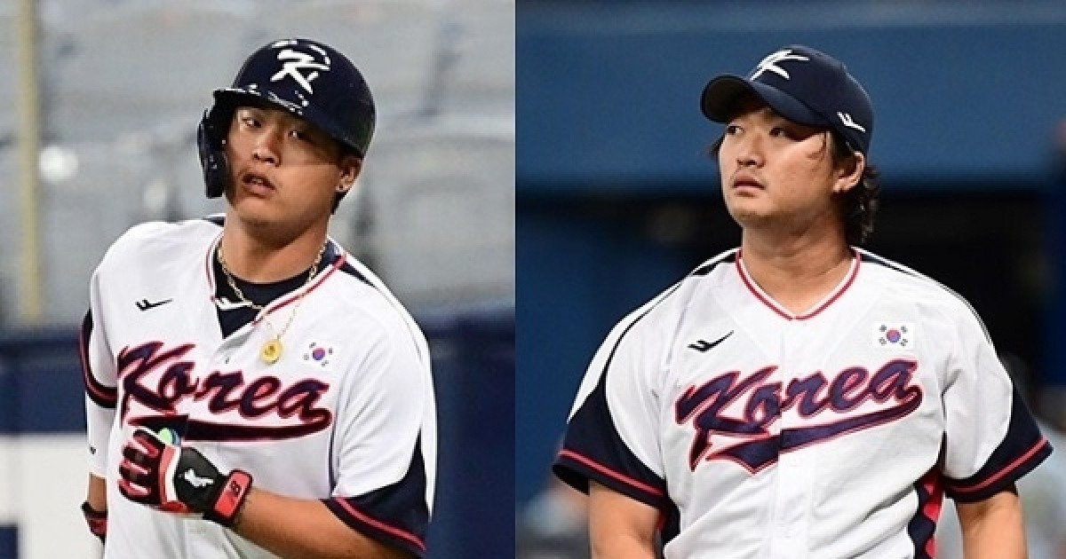 올림픽·WBC 악몽 떨친 국대 천재타자·국대 마무리 AG 金…이제 KS 맞대결 그린다