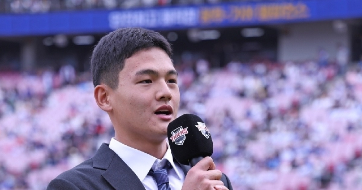 “나성범 선배님에게 몸쪽으로 3개” KIA가 그리워하는 해결사 소환…당당한 151km 예비신인[MD광주]