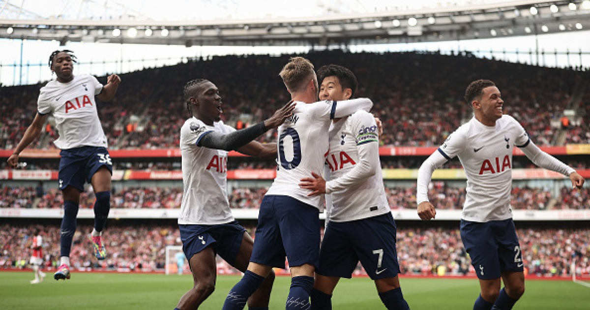 "농담이 아니야! 토트넘 우승할 수 있다"…역사와 통계가 말한다, 토트넘 최초 8G 만에 승점 20점! 역대 EPL에서 '8G-20점' 11팀이 우승+빅4 확률은 93%