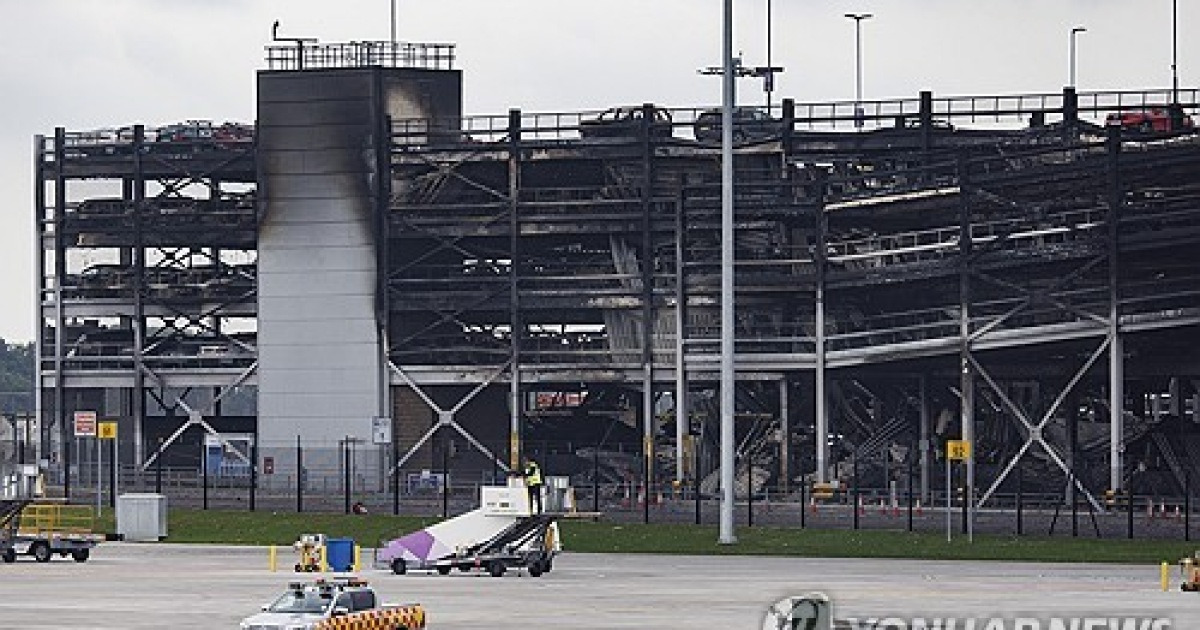 BRITAIN FIRE AIRPORT