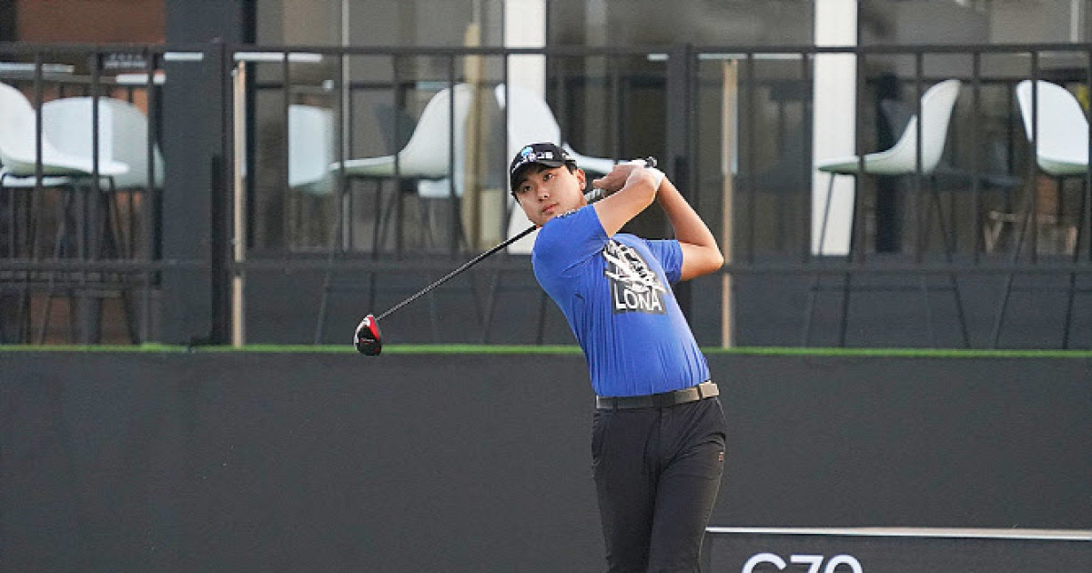 항저우AG 金 조우영, 제네시스 첫날 5언더파 "내 꿈은 PGA"